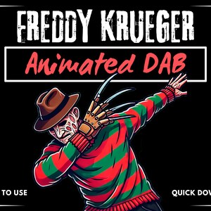 Freddy Krueger Animated Twitch Emotes | Dab Emotes | Animated Halloween ...