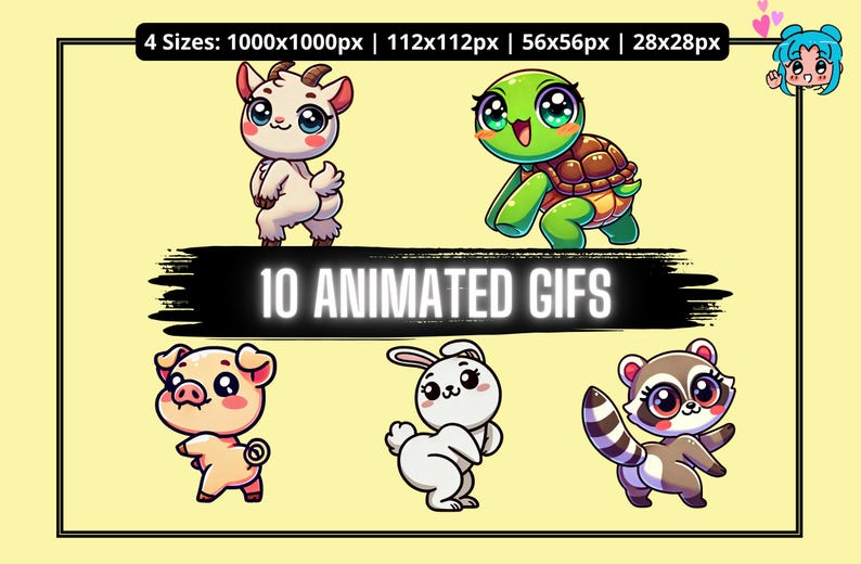 10 Animated Twerk Emotes | Twitch Emotes | Emotes Twerk | Animated ...