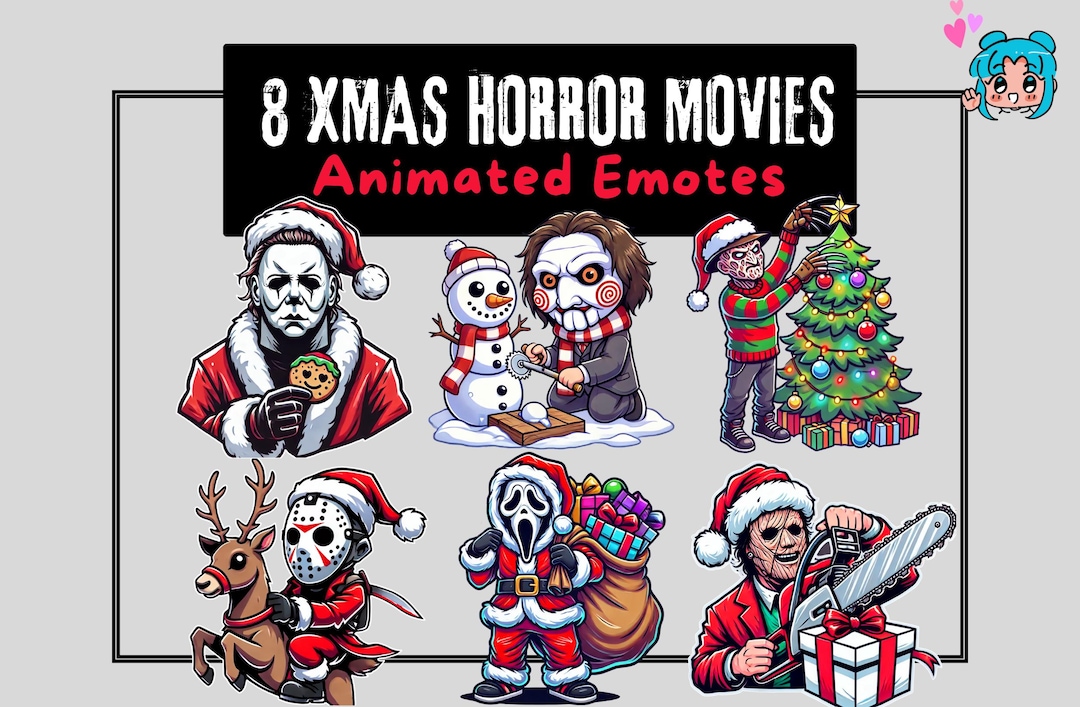 8 Horror Movie Animated Emotes | Animated Twitch Emotes | Animated ...