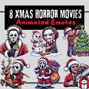 8 Horror Movie Animated Emotes | Animated Twitch Emotes | Animated ...