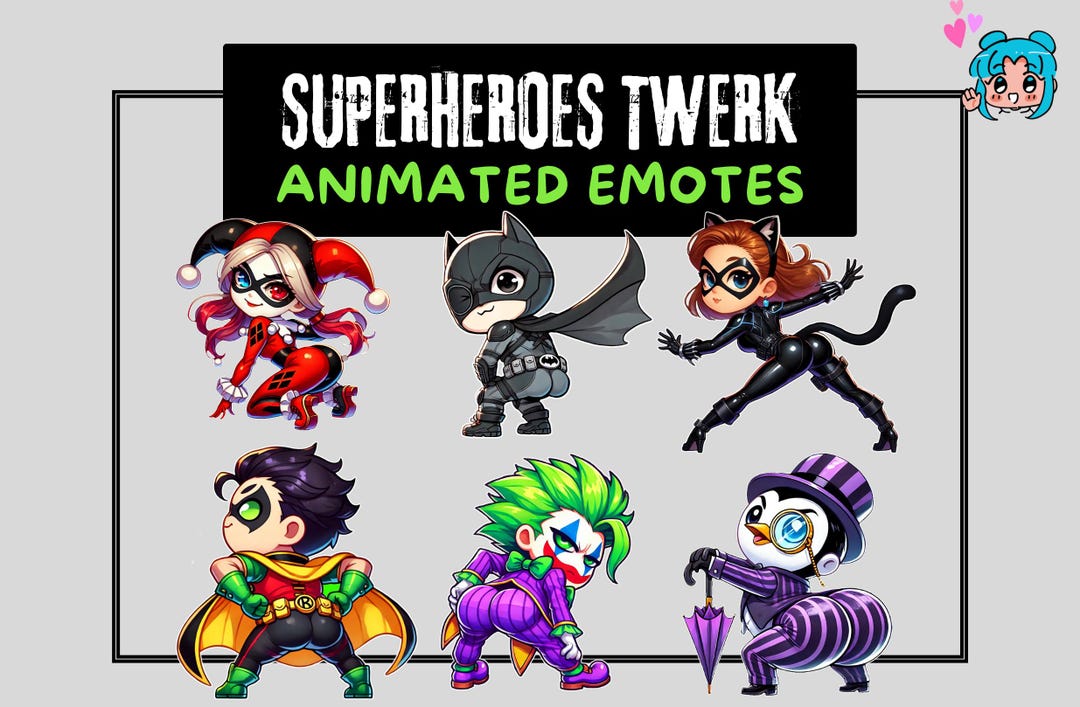 6 Animated Twerk Emotes Twitch Emotes Animated Animated Emotes Animated ...