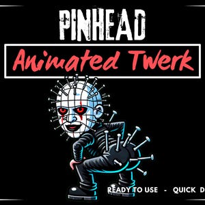 Pinhead Animated Twerk Emote | Twitch Emotes | Emotes Twerk | Animated ...