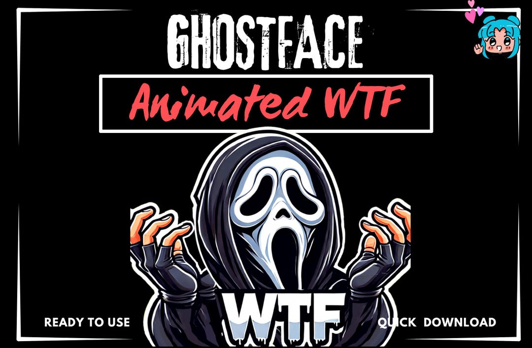Ghostface Animated Wtf Emote Twitch Emotes Emotes Twitch Animated ...