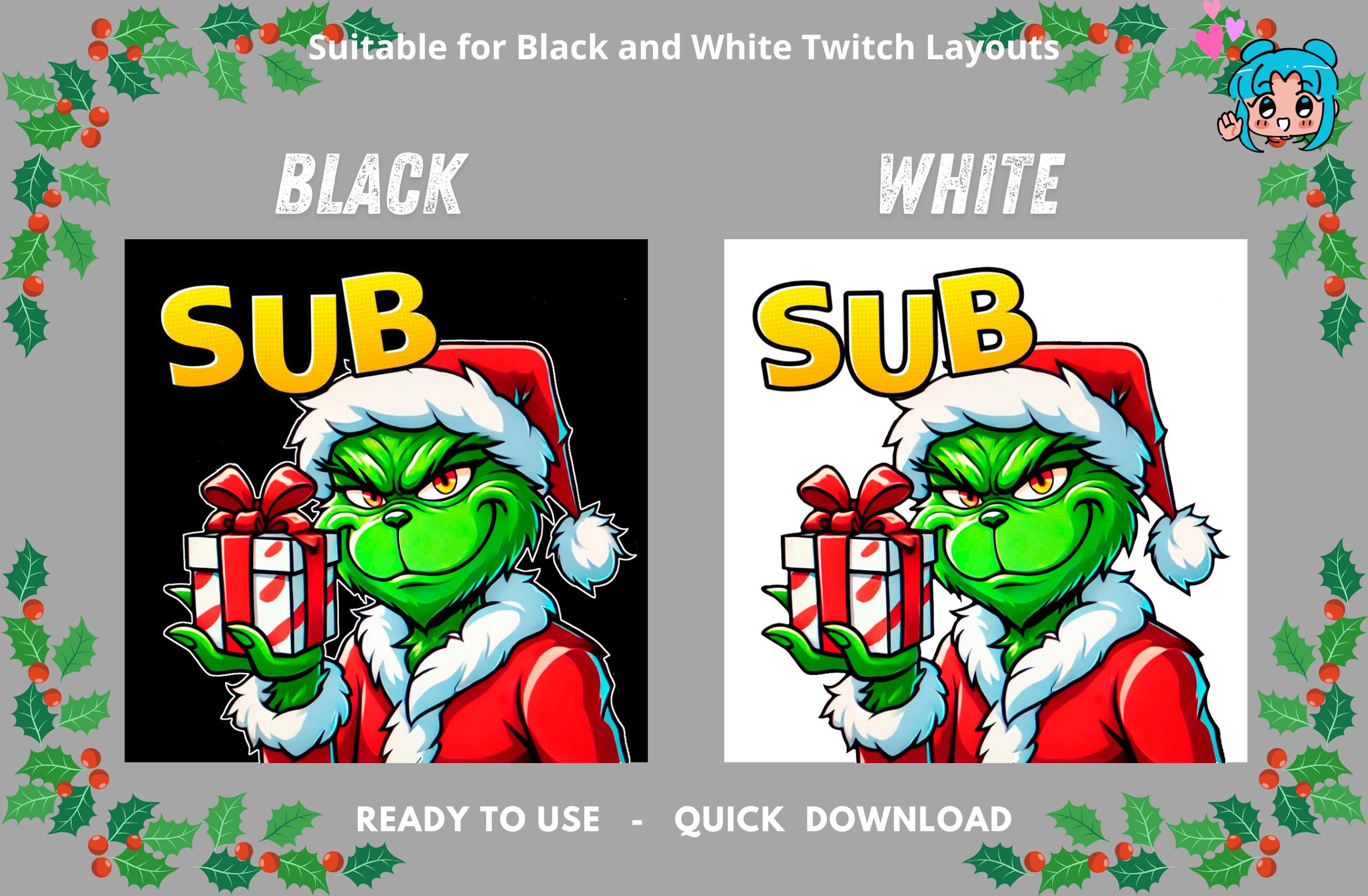 20 Grinch Emotes for Twitch | Christmas Emotes | Twitch Emotes ...