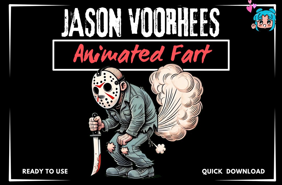 Jason Voorhees Animated Fart Emote | Twitch Emotes | Funny Emotes ...