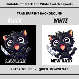 6 Twitch Alerts | Chibi Cat Alerts | Stream Alerts | Twitch Animated ...