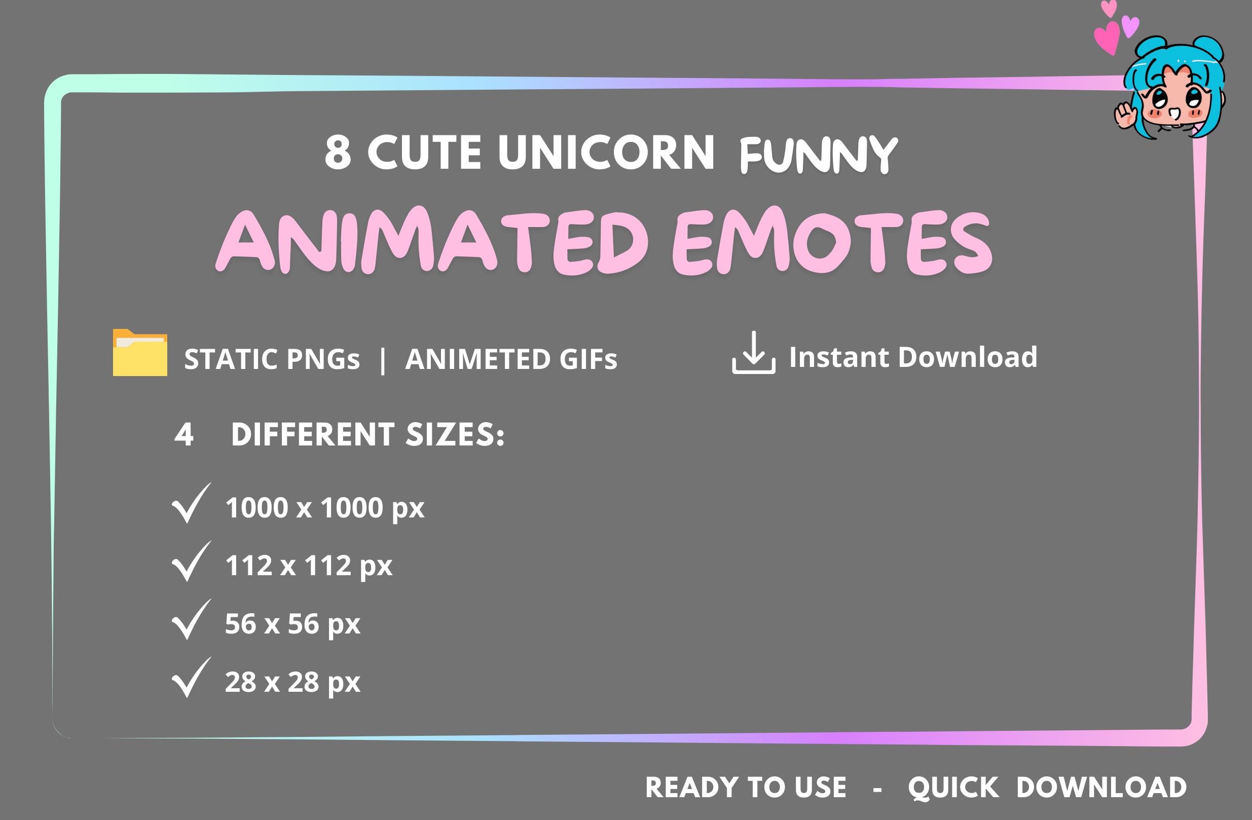 8 Funny Animated Emotes | Twitch Emotes | Emotes Twerk | Animated ...