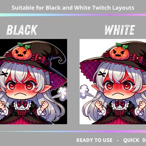 20 Cute Witch Emotes | Twitch Emotes | Halloween Emotes | Witch Emotes ...