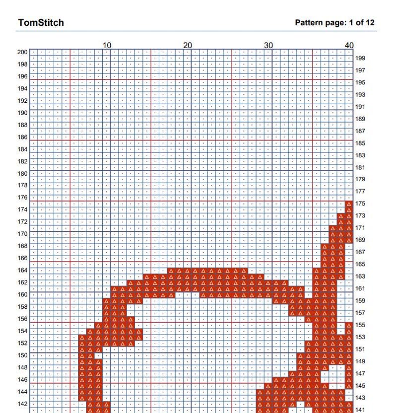 CROCHET! Cherry Blossom Crochet Afghan Pattern Graph - Etsy