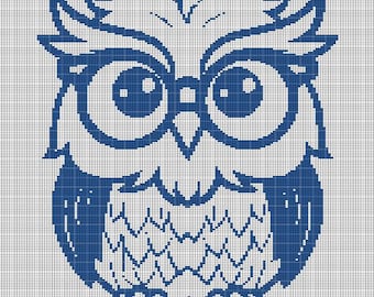 Owl 19 Crochet Afghan Pattern Graph - Etsy