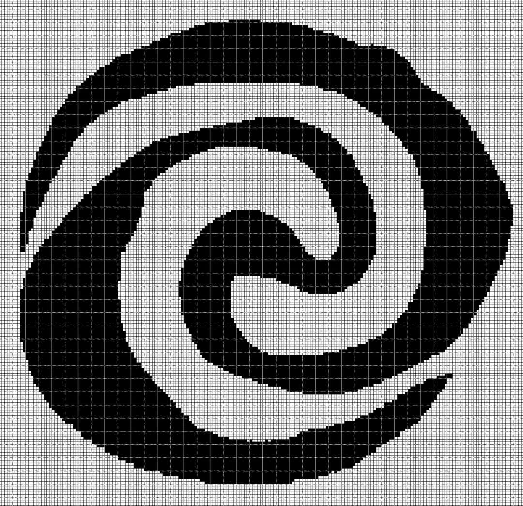 Maui Symbol Silhouette Cross Stitch Pattern in Pdf - Etsy