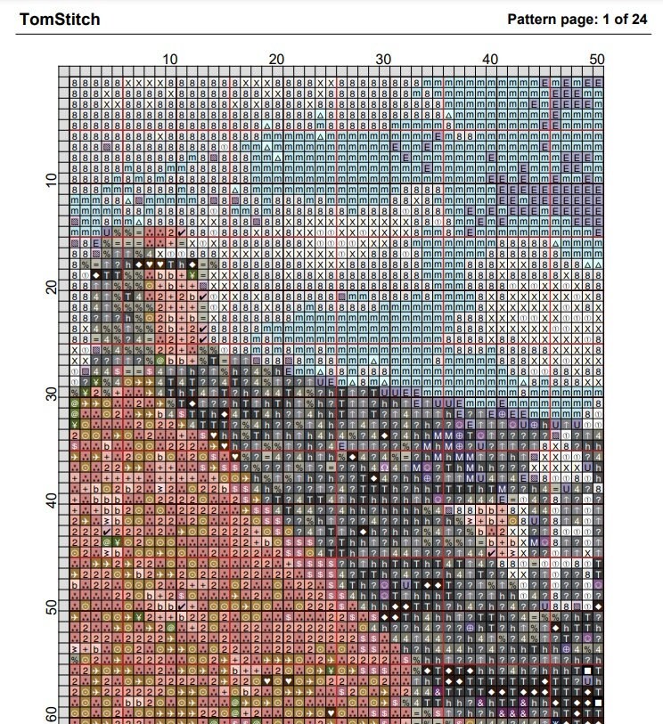 Bridge Cross Stitch Pattern in Pdf DMC - Etsy