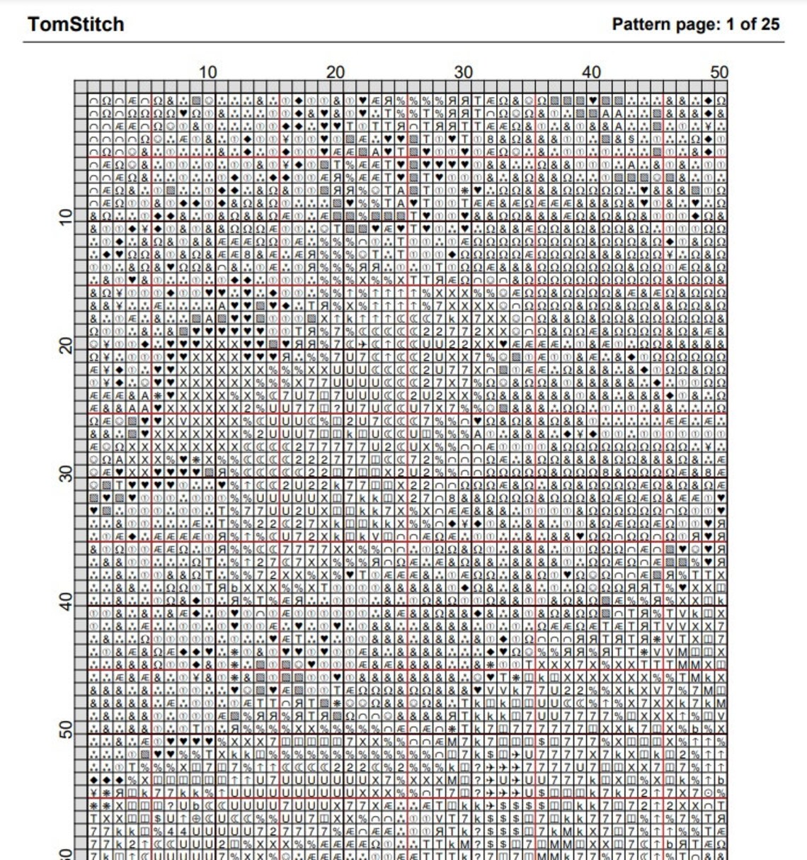 Cat Cross Stitch Pattern in Pdf DMC - Etsy