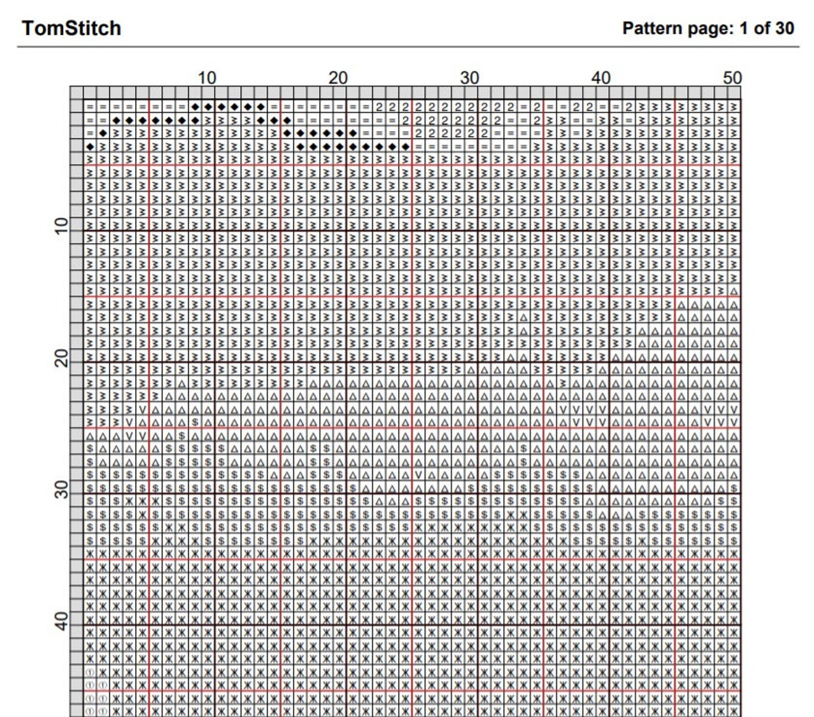 Crusader Cross Stitch Pattern in Pdf DMC - Etsy