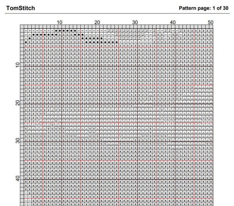 Crusader Cross Stitch Pattern in Pdf DMC - Etsy