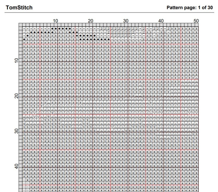 Crusader Cross Stitch Pattern in Pdf DMC - Etsy
