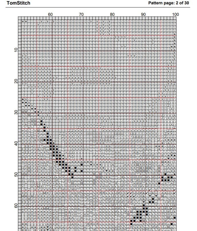 Sumatran Tiger Cross Stitch Pattern in Pdf DMC - Etsy