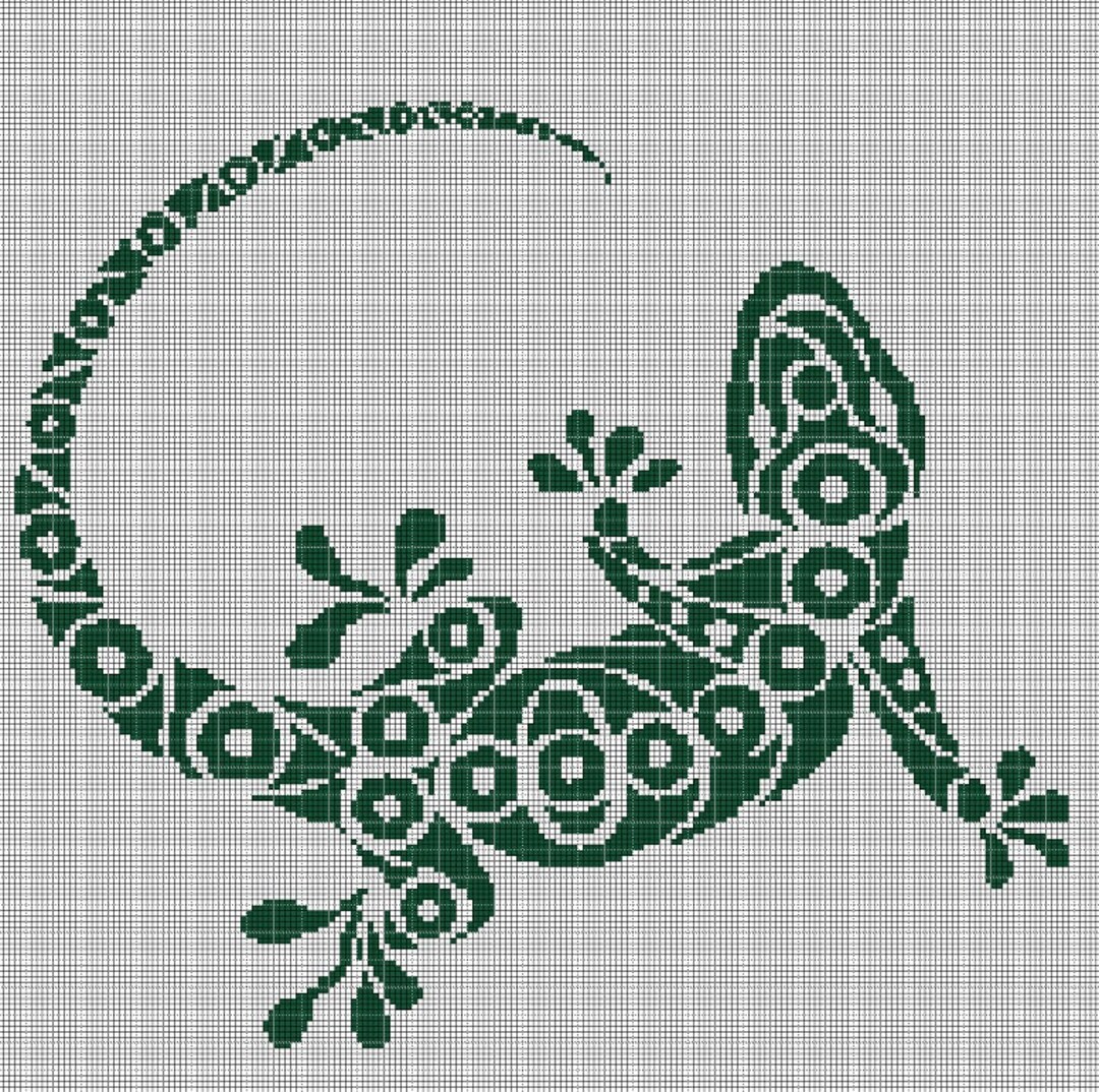 Tribal Lizard Silhouette Cross Stitch Pattern in Pdf - Etsy