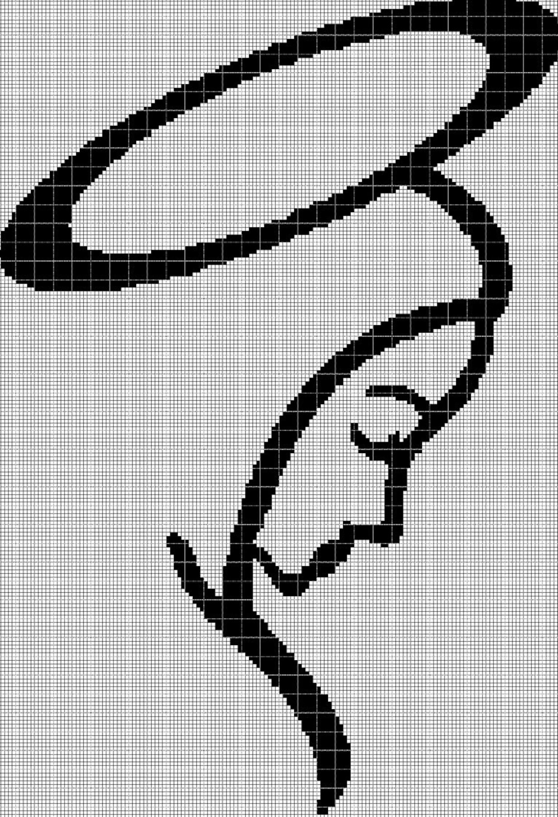 Virgin Mary Silhouette Cross Stitch Pattern in Pdf - Etsy