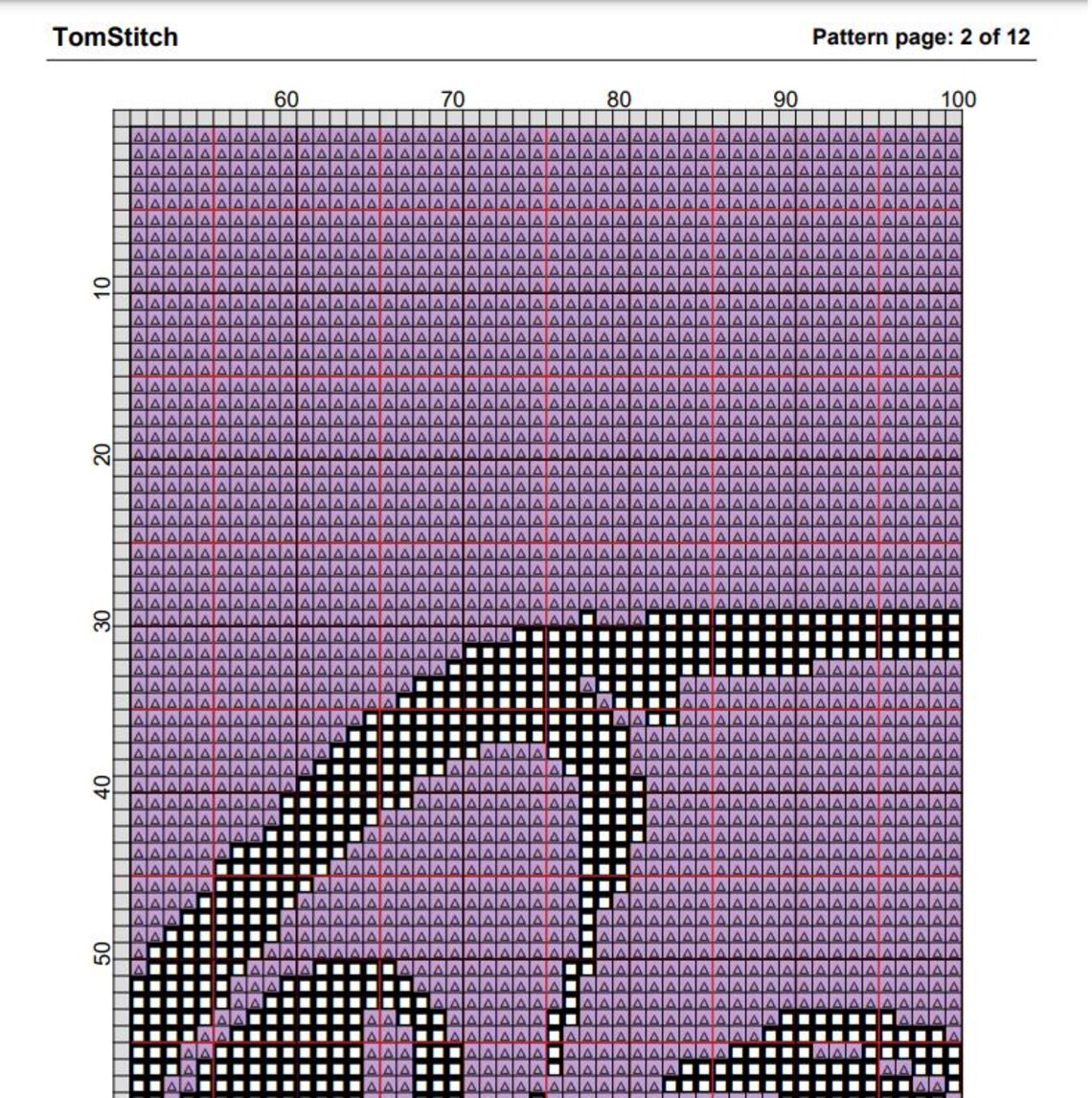 Stitch 2 Silhouette Cross Stitch Pattern in Pdf - Etsy