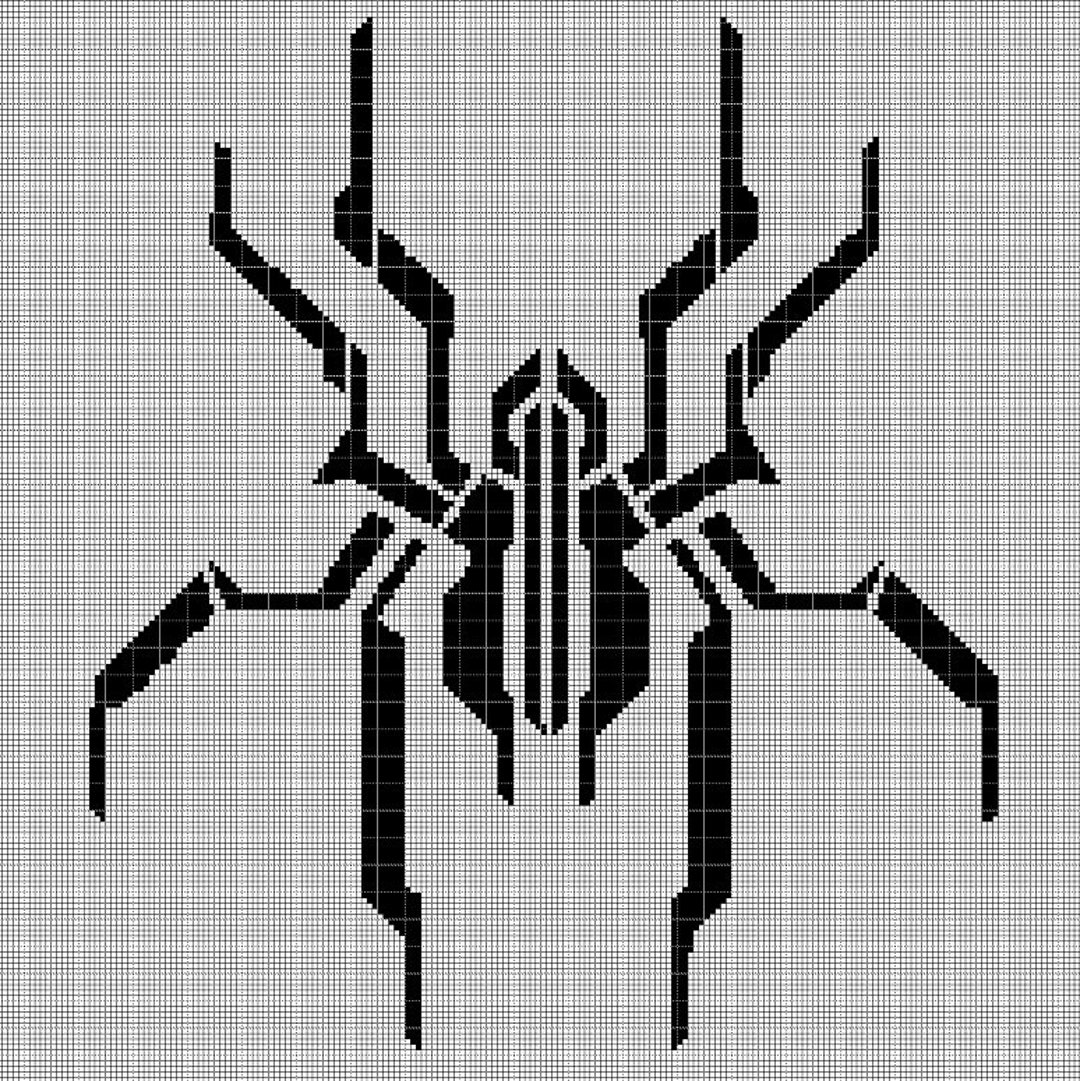Mechanic Spider Silhouette Cross Stitch Pattern in Pdf - Etsy
