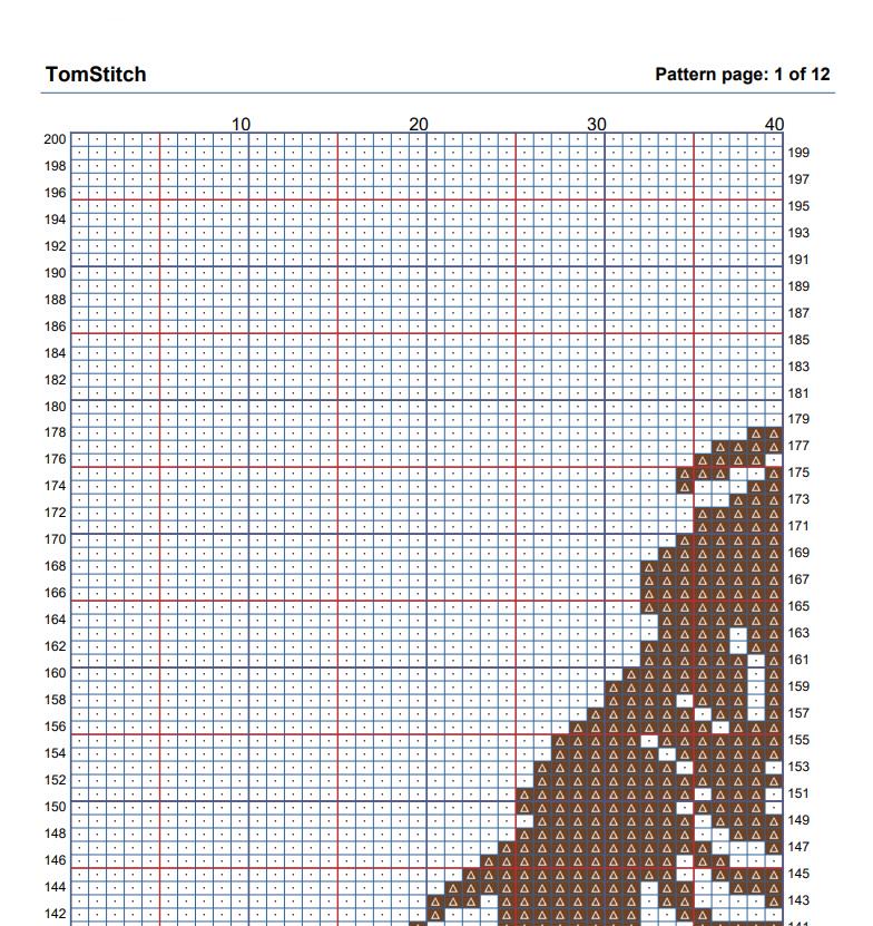 CROCHET! Poodle Crochet Afghan Pattern Graph - Etsy