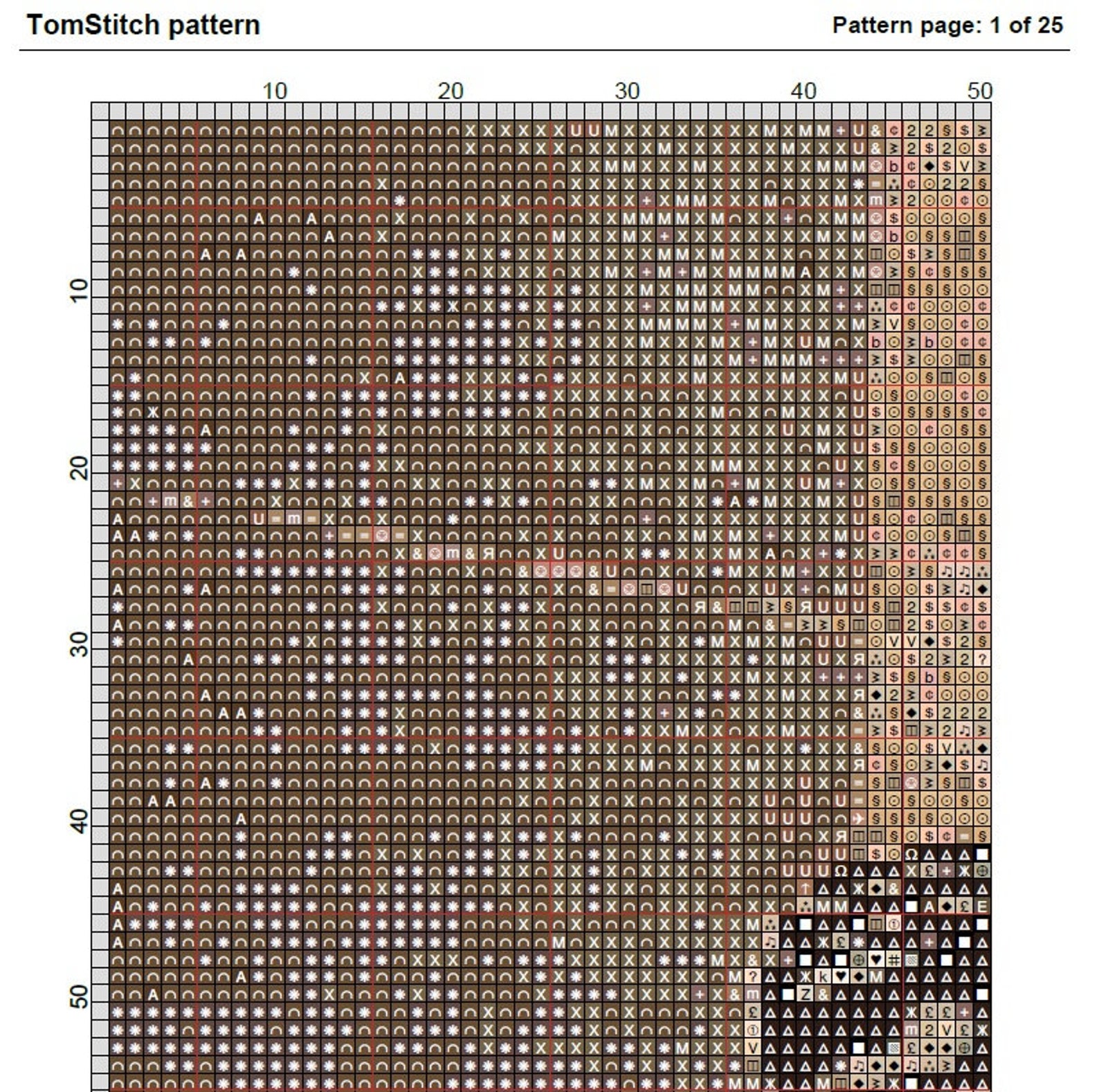 Crusader 3 Cross Stitch Pattern in Pdf DMC - Etsy
