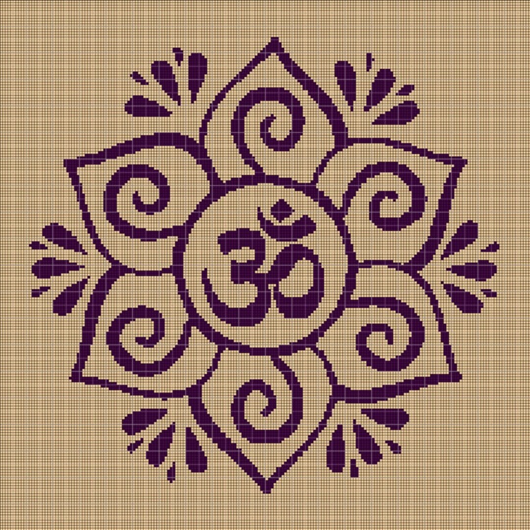 Ohm Symbol Silhouette Cross Stitch Pattern in Pdf - Etsy
