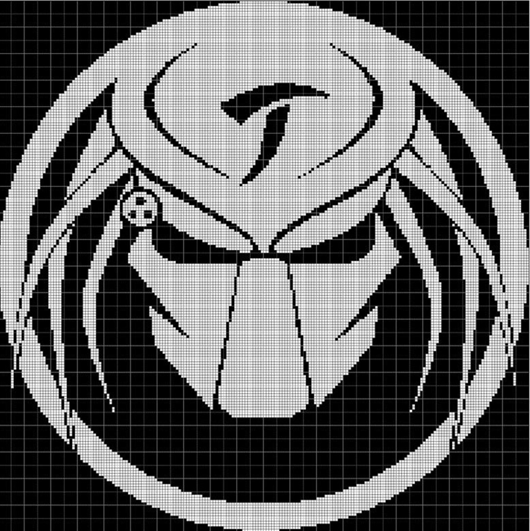 Predator 2 Silhouette Cross Stitch Pattern in Pdf - Etsy