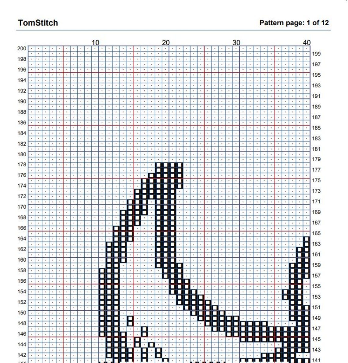CROCHET! Baby Highland Cow Crochet Afghan Pattern Graph - Etsy