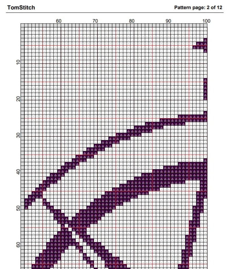 Patrón punto de cruz silueta brújula en pdf - Etsy México