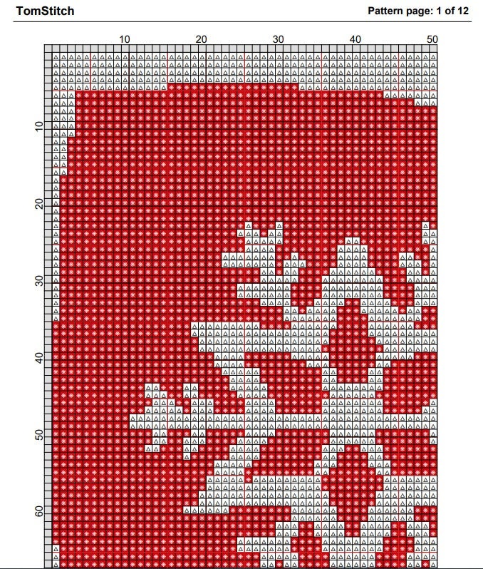 Christmas Bow Silhouette Cross Stitch Pattern in Pdf - Etsy