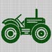 CROCHET! Tractor Crochet Afghan Pattern Graph - Etsy