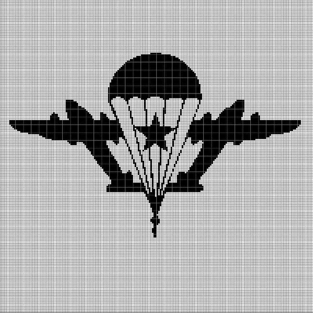 Air Force Silhouette Cross Stitch Pattern in Pdf - Etsy