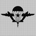 Air Force Silhouette Cross Stitch Pattern in Pdf - Etsy