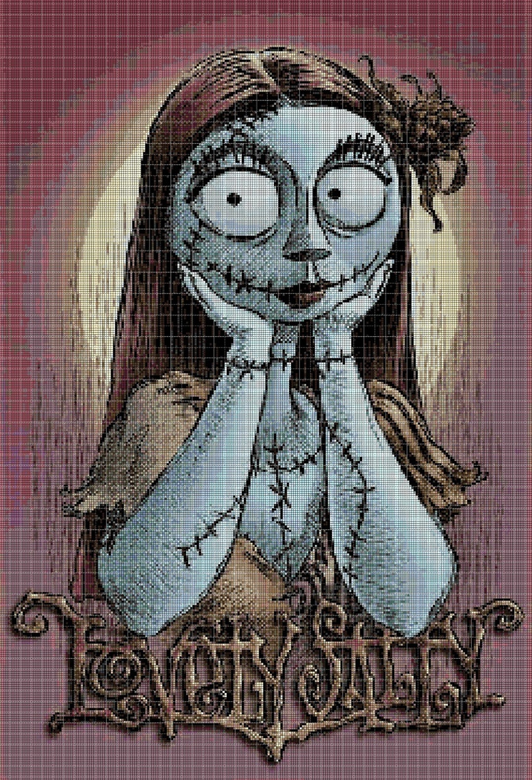 Lovely Sally Cross Stitch Pattern in Pdf DMC - Etsy