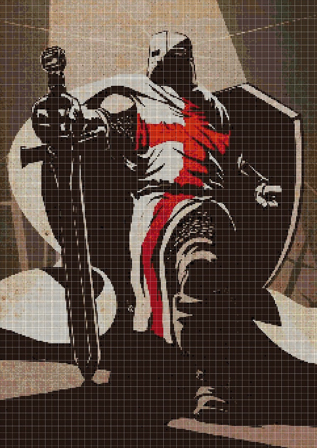 Crusader 3 Cross Stitch Pattern in Pdf DMC - Etsy