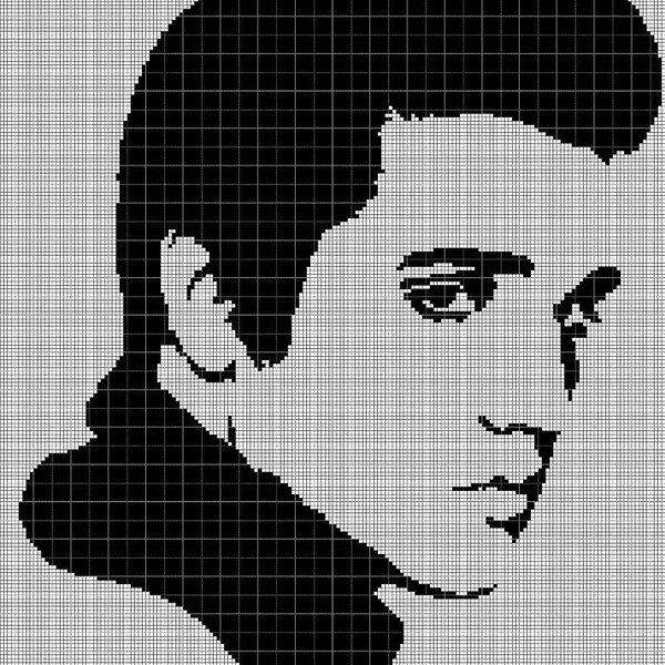 Elvis Cross Stitch - Etsy