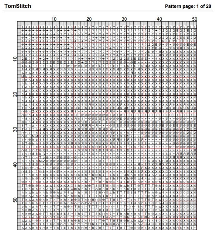 Train Cross Stitch Pattern in Pdf DMC - Etsy