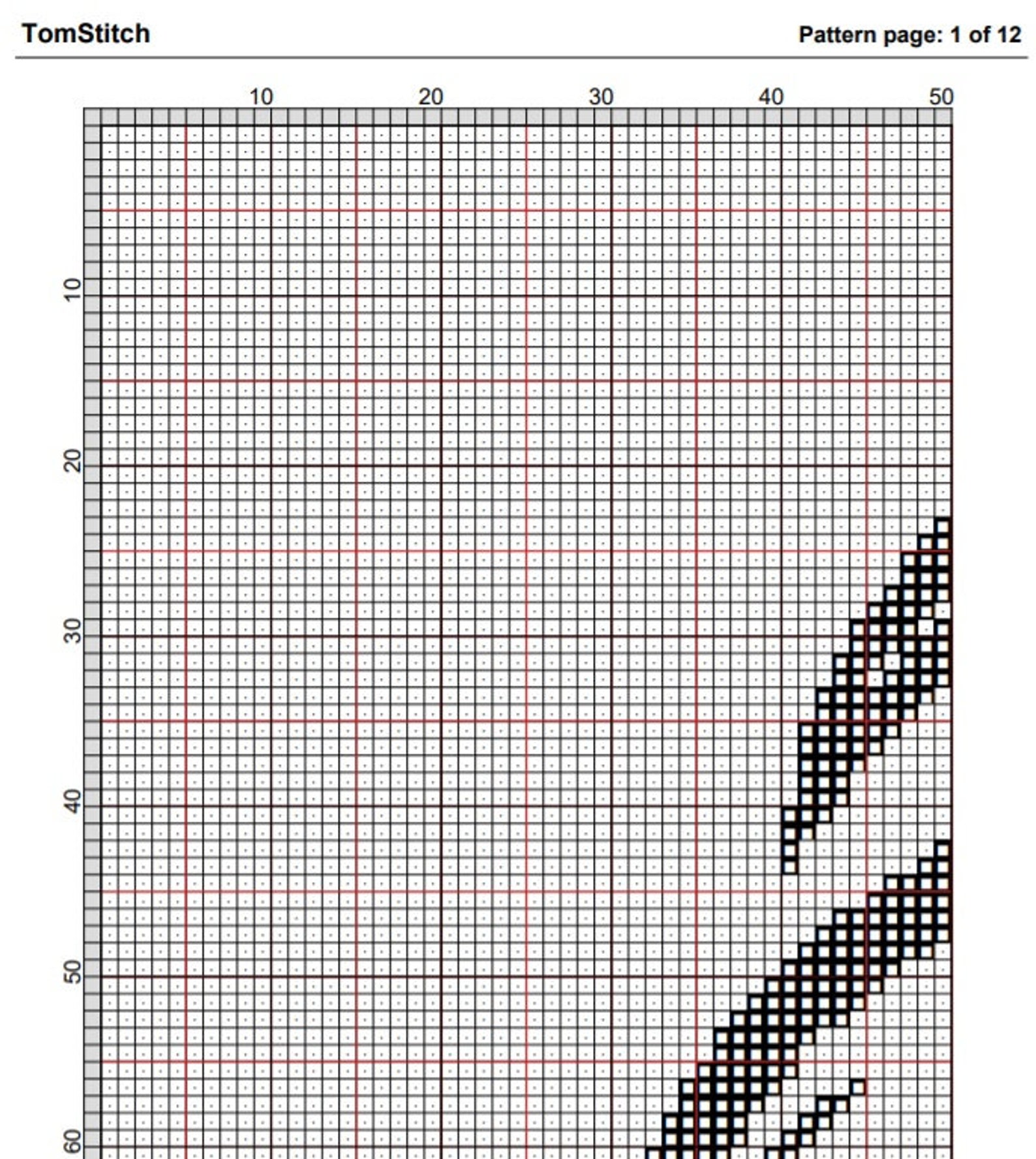 Woman Face Silhouette Cross Stitch Pattern in Pdf - Etsy