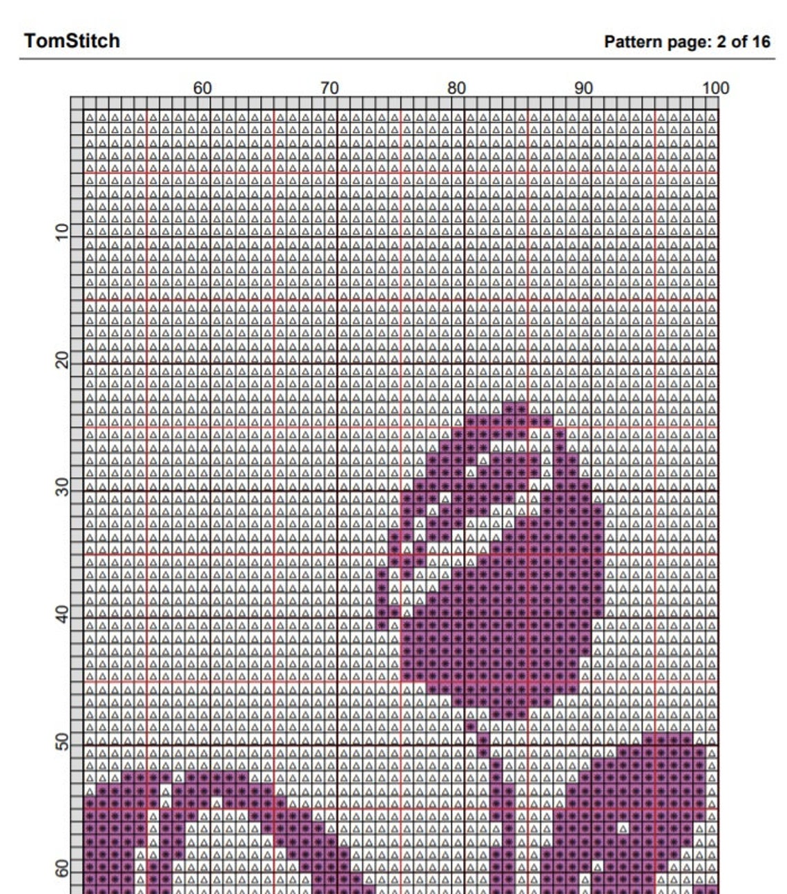 Anemone Flowers Silhouette Cross Stitch Pattern in Pdf - Etsy
