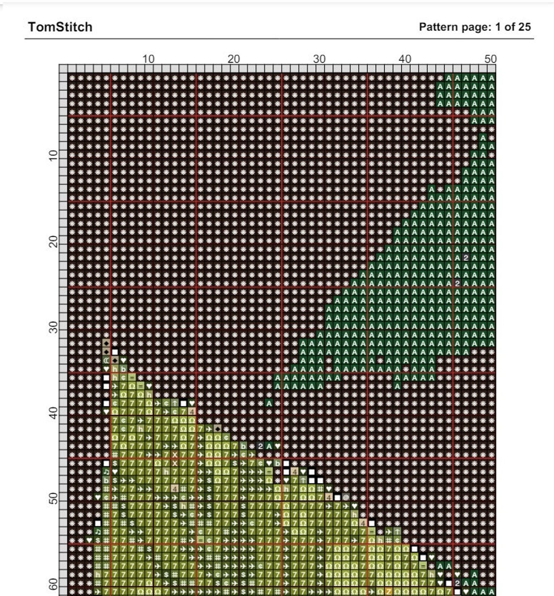 Hibiscus Cross Stitch Pattern in Pdf DMC - Etsy