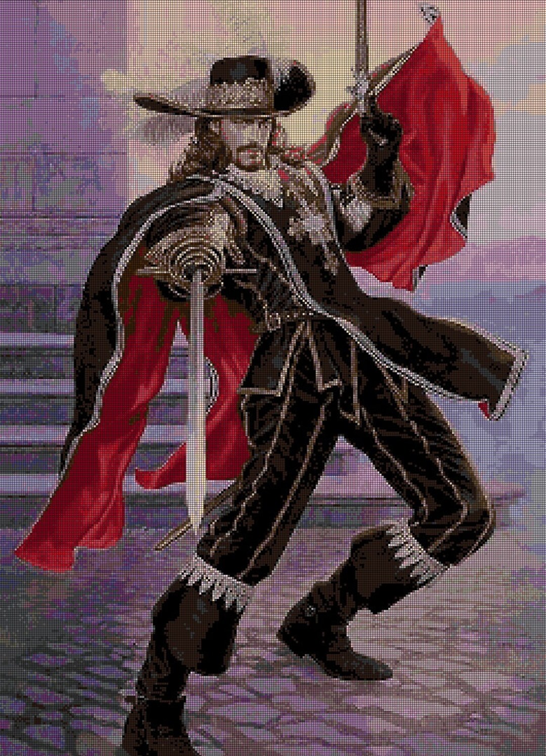 Royal Bodyguard Cross Stitch Pattern in Pdf DMC - Etsy