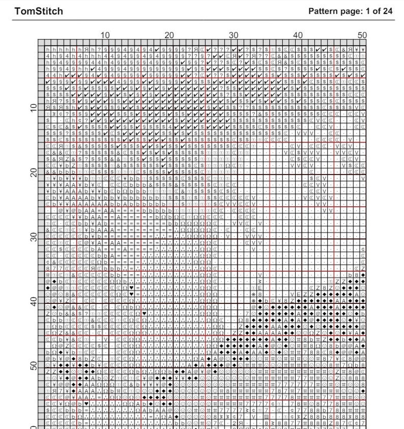 Yautja-samurai Cross Stitch Pattern in Pdf DMC - Etsy