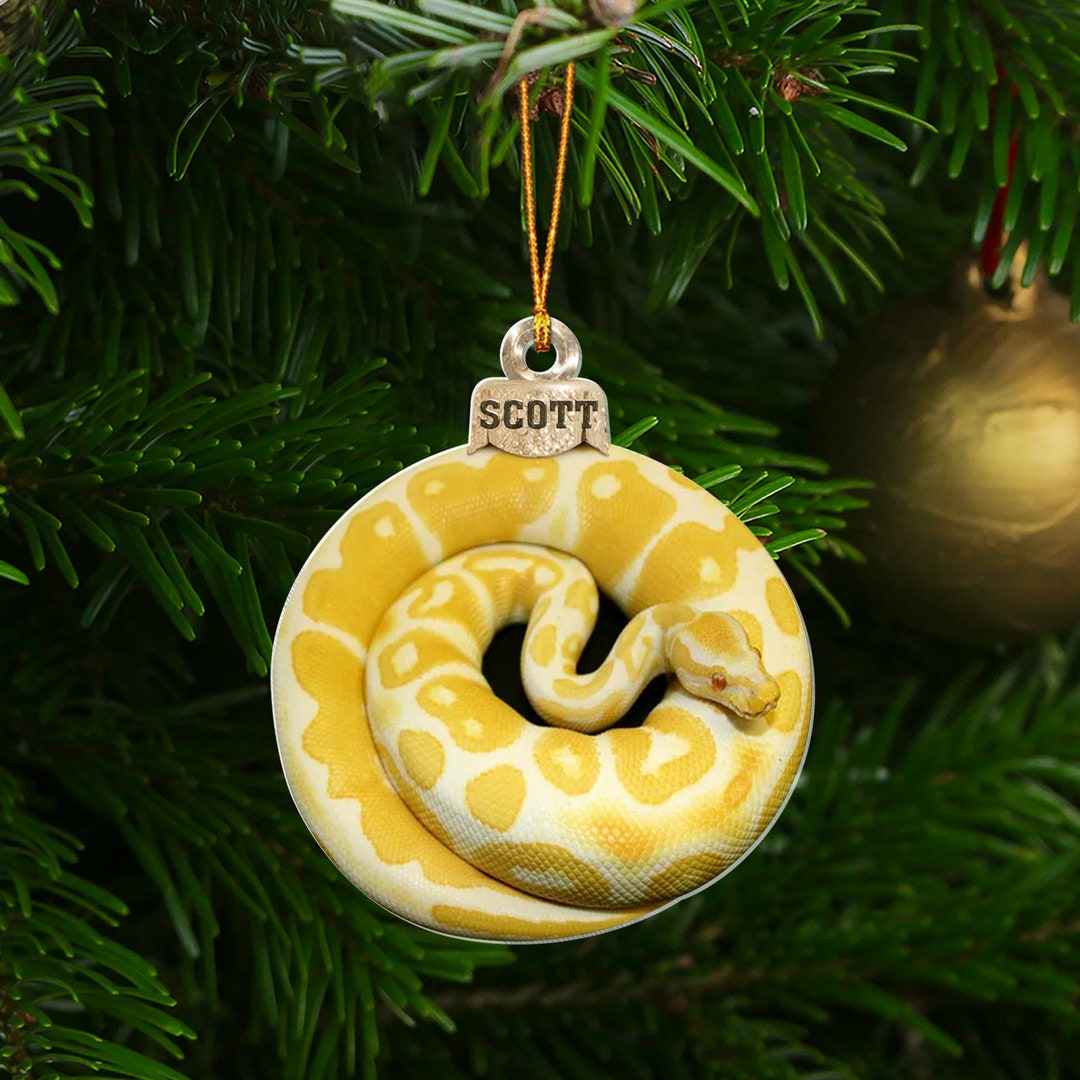Corn Snake Ornament Personalized Add Your Pet's Name Rat Snake Ornament ...