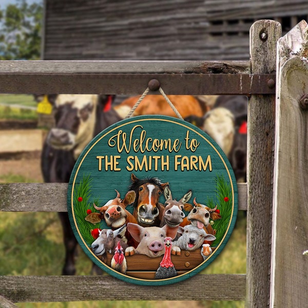 Custom Farm Sign - Etsy