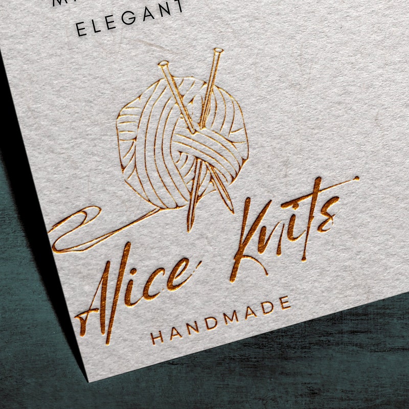 Knitting Logo - Etsy