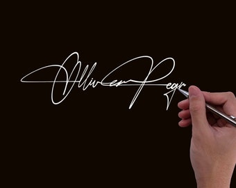 Custom Signature Logo, Signature Logo Design, Custom Signature Logo for ...