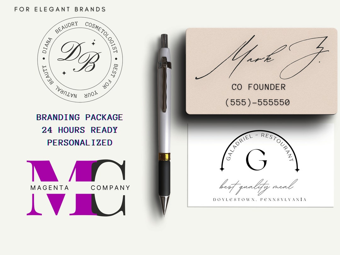 Logo Designs for Branding Identity, Business Branding Package, Branding ...