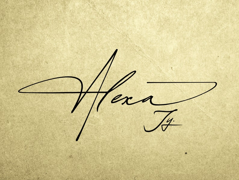 Custom Business Signature Custom Designed Signature Design - Etsy